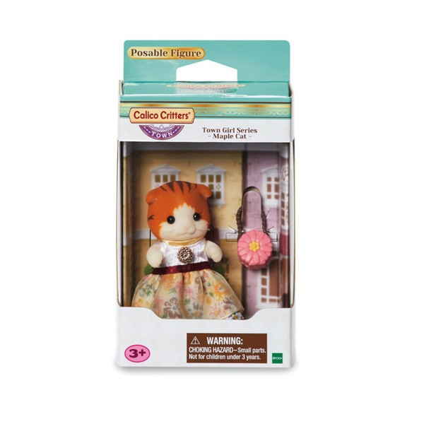 Calico Critters- Town Girl Series Maple Cat - Teton Toys