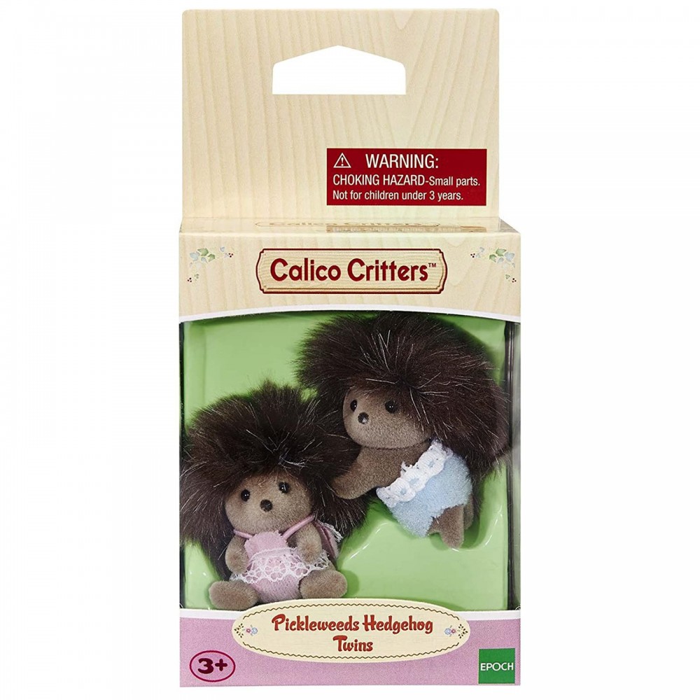 Calico Critters Twins- Pickleweed Hedgehog - Teton Toys