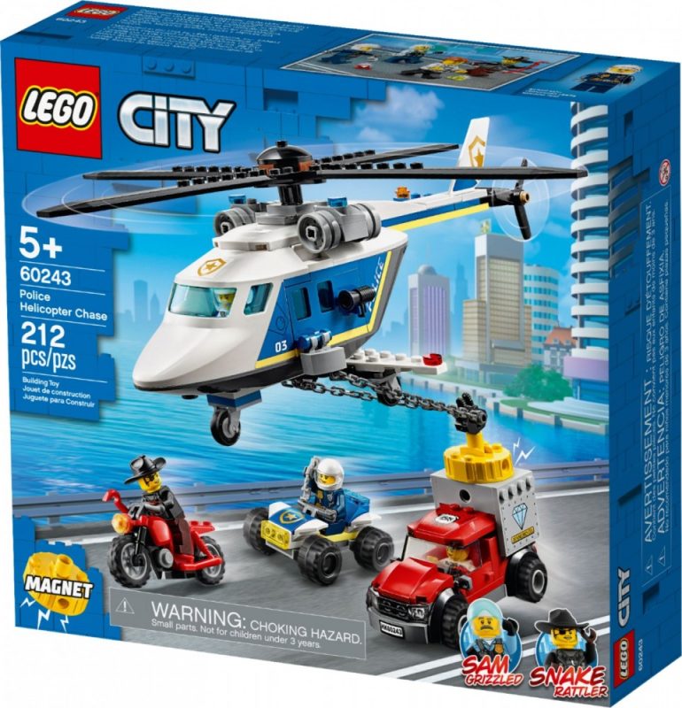 Lego- City 60243 Police Helicopter Chase - Teton Toys