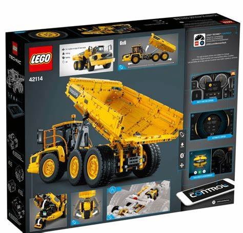 Lego- Technic 42114 6x6 Volvo Articulated Hauler - Teton Toys