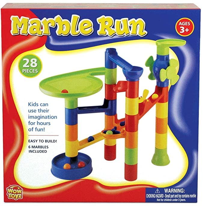 Marble Run Playset (28 piece) - Teton Toys