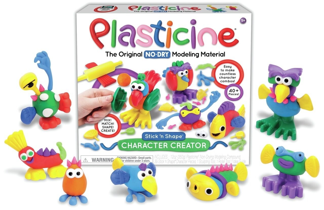 Plasticine Character Creations Deluxe Set - Teton Toys
