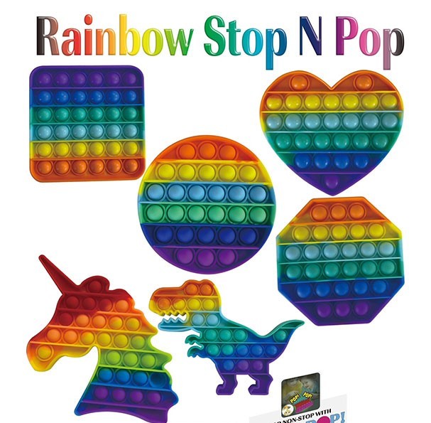 Rainbow Stop N Pop - Teton Toys