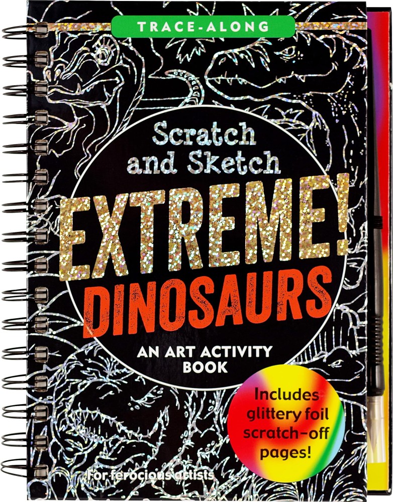 Scratch & Sketch Extreme Dinosaurs - Teton Toys