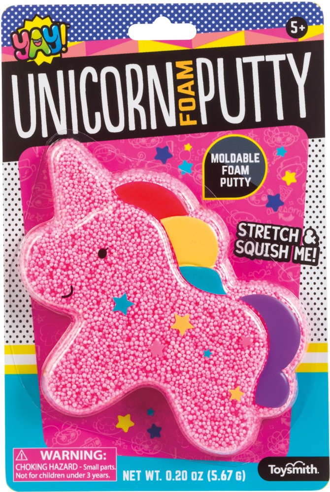 Unicorn Foam Putty - Teton Toys