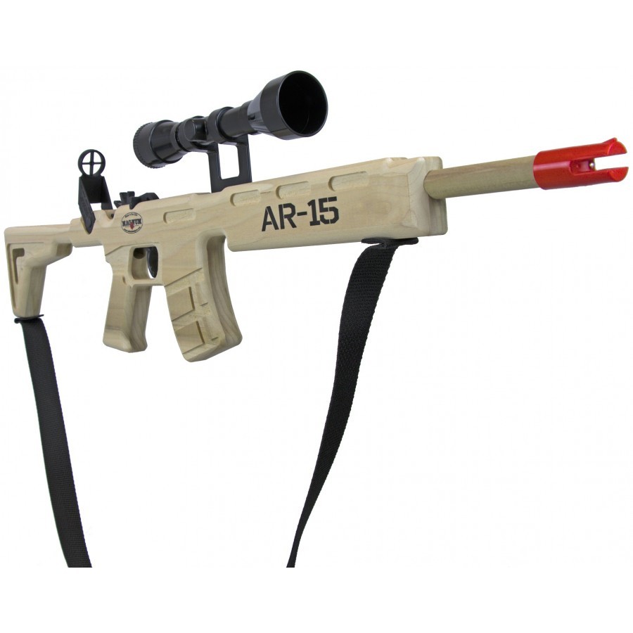 AR-15 Rifle With Scope and Sling - Teton Toys