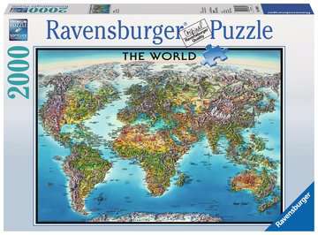 World Map (2000 pieces) | Teton Toys