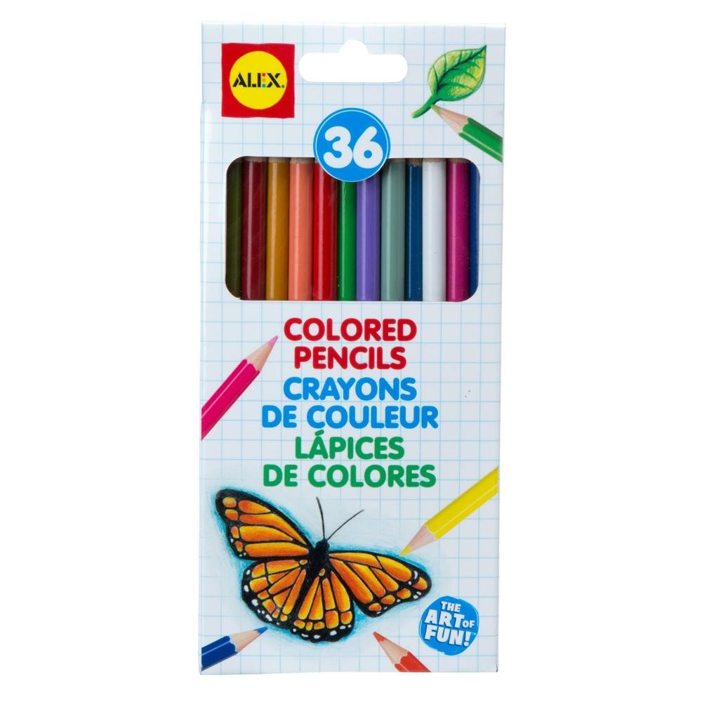 Colored Pencils (36 pack) - Teton Toys