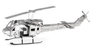 Metal Earth- Huey Helicopter - Teton Toys
