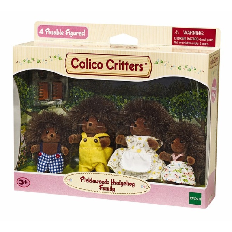 Calico Critters Family- Pickleweeds Hedgehog - Teton Toys