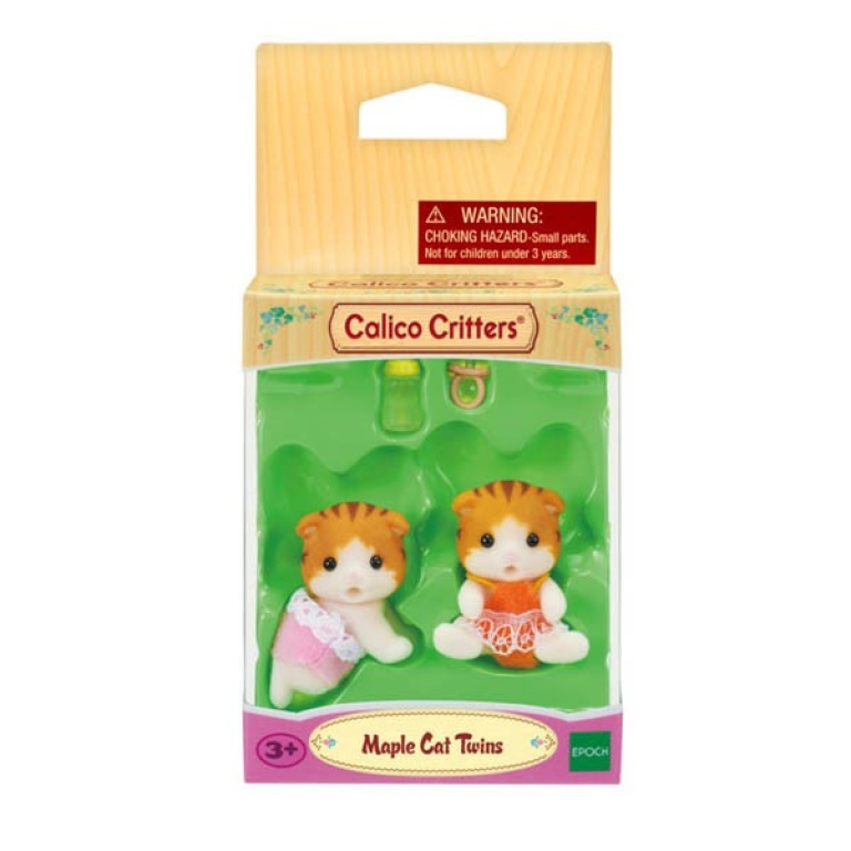 Calico Critters Twins- Maple Cat - Teton Toys
