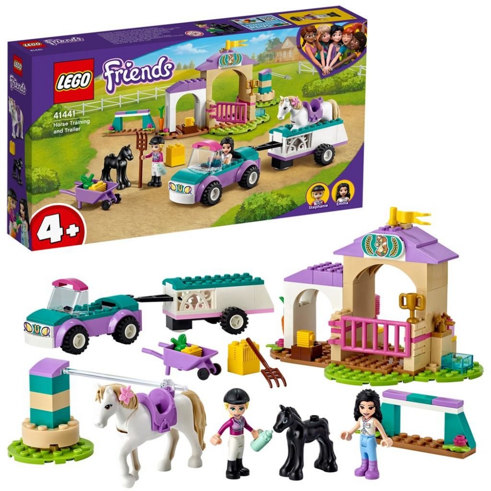 Lego- Friends 41441 Horse Training and Trailer - Teton Toys
