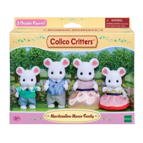 Calico Critters Family- Marshmallow Mouse - Teton Toys